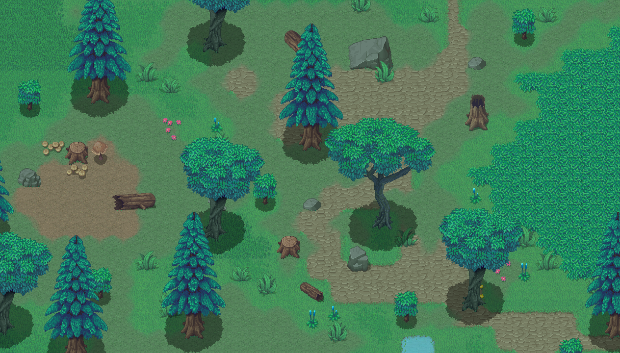 Terrain texture improvement and new texture - Winlu Fantasy Tileset - Exterior by WinLu