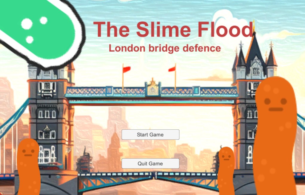 The Slime Flood - London bridge defence by YELEAF