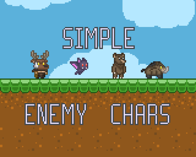 Tiny RPG Enemies by PixelCarvel