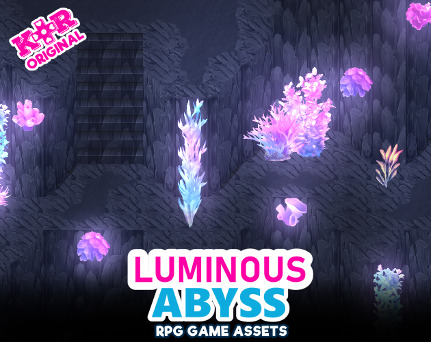 KR Luminous Abyss Tileset for RPGs by Kokoro Reflections
