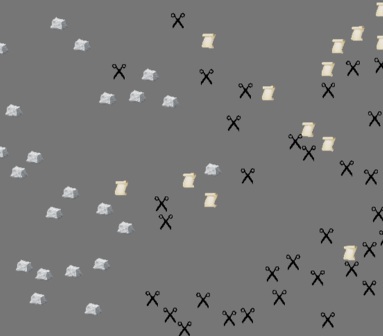 Rock Paper Scissors Simulator by VeyGudTek