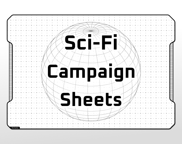 Sci-Fi Campaign Sheets by Lazarus