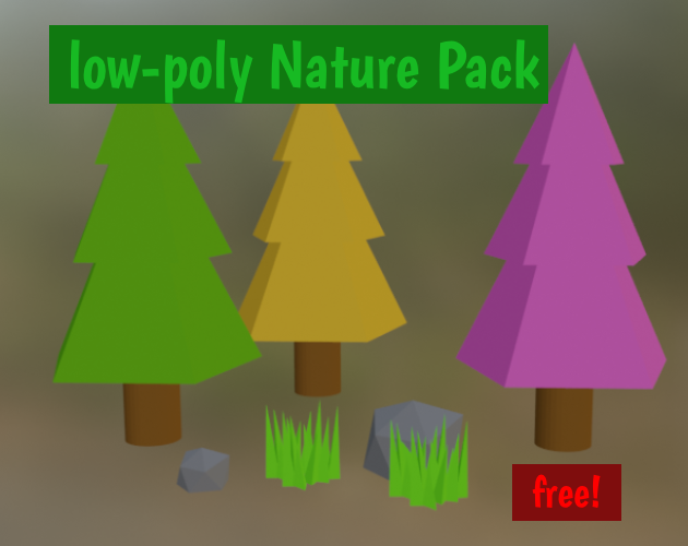 Low Poly Nature Assets (FREE) by PAURO