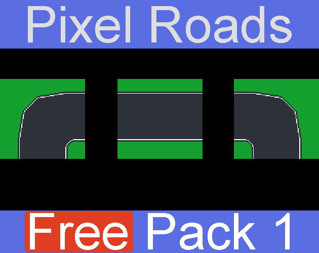Pixel Roads Free Pack 1 by DarkCesium