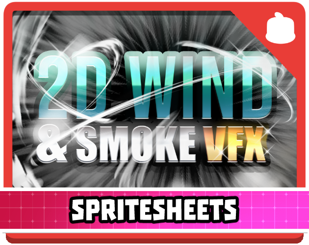 2D Wind & Smoke VFX - Spritesheets by CartoonCoffee