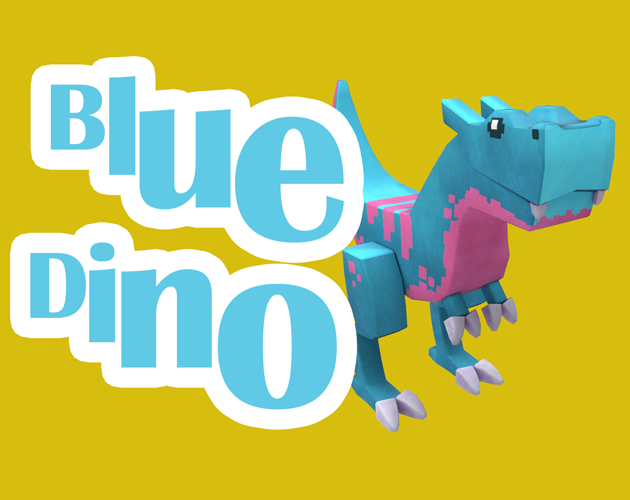 Blue Dino 0.5v by TurtleDuck