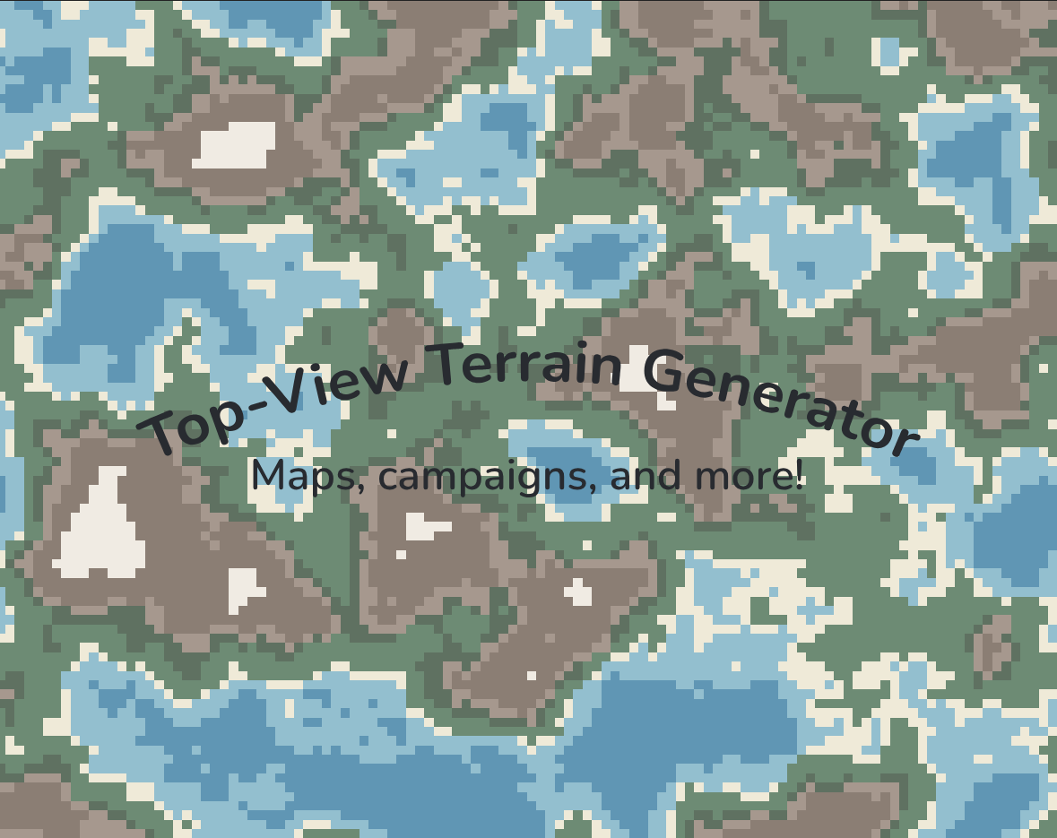 Top-View Terrain Generator by CodeLotl1001