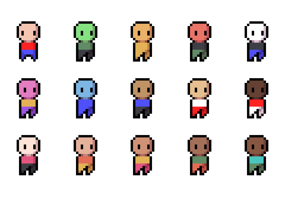 Protagonist Character | Royalty Free Pixel Art Animated Character by ...