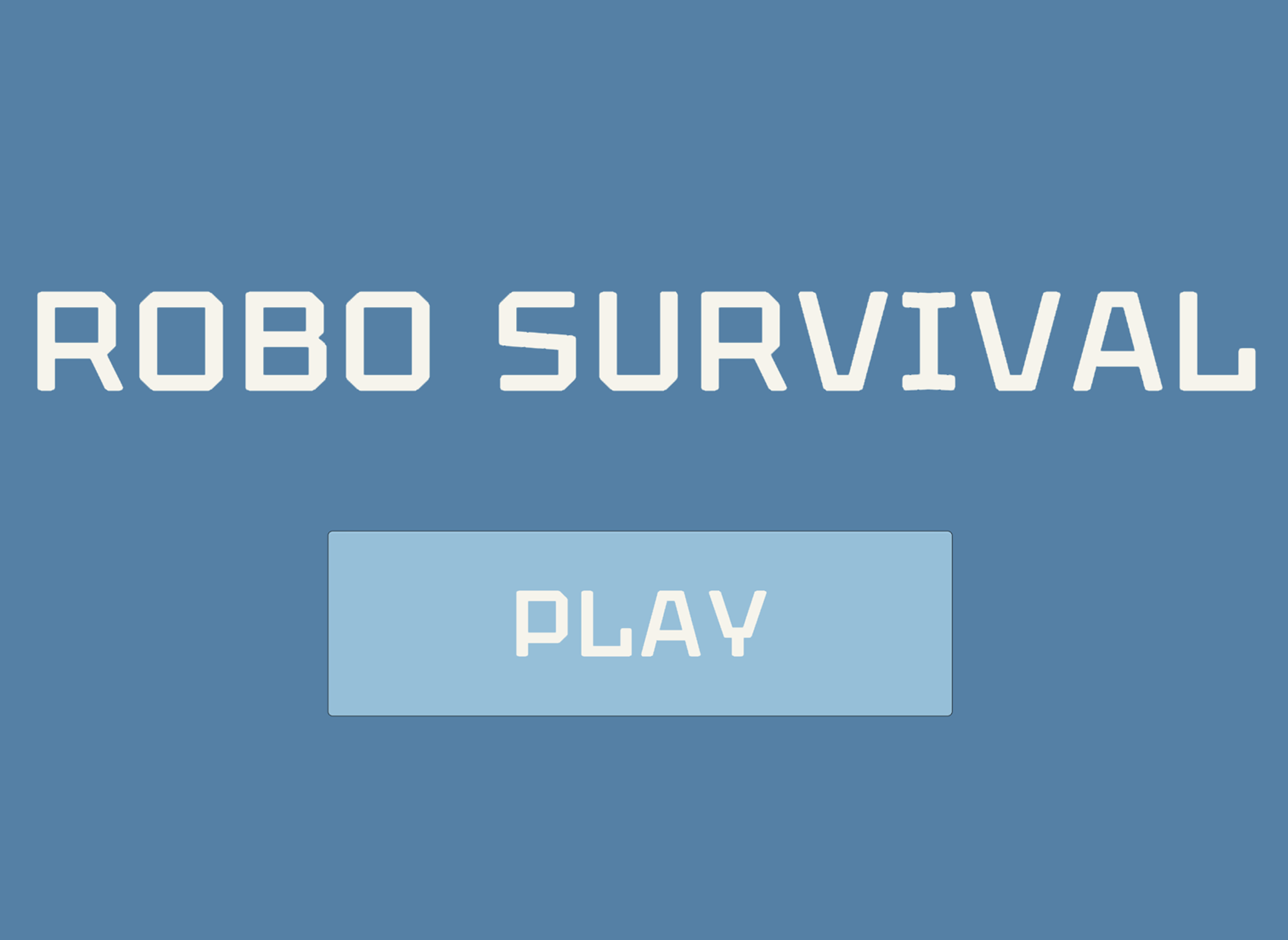 Robo Survival by Not_Yet_A_Game_Dev for My First Game Jam: Summer 2023 - itch.io