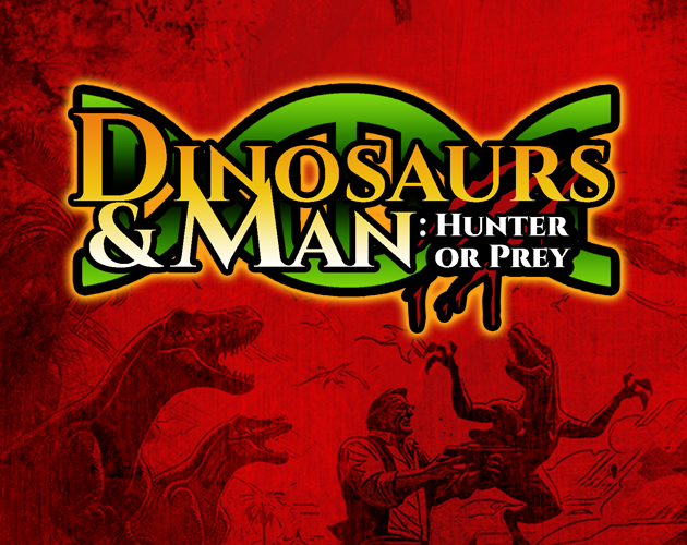 Dinosaurs & Man: Hunter or Prey by Cilindro Cubico