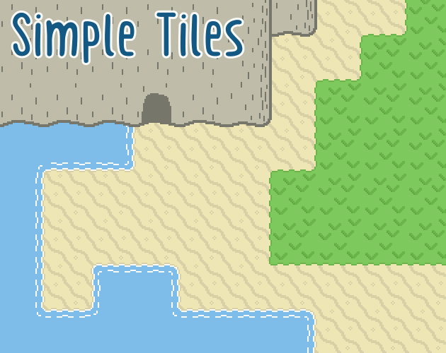 Simple Tiles – Pixel Art Top-Down Tileset by Snaply