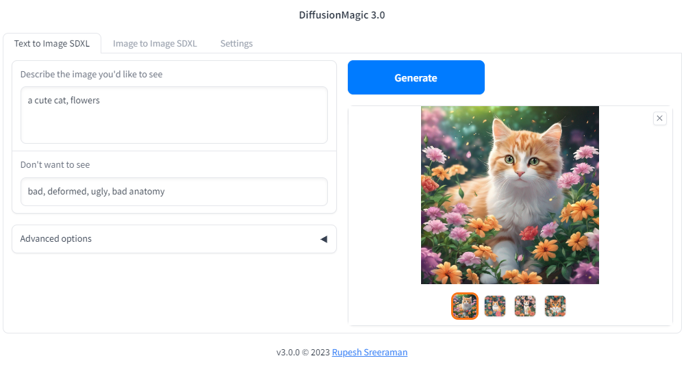 DiffusionMagic by rupeshsreeraman