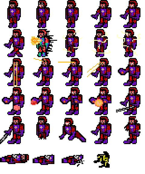 X-men Sentinel Sprite Resource by DarkCybernetics