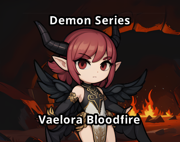 Vaelora Bloodfire - Demon Series by megaberry