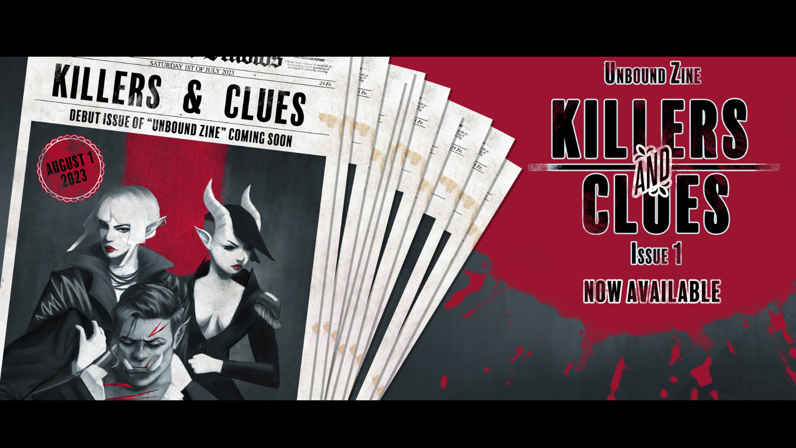 UNBOUND Zine - Issue #1: Killers and Clues out now - itch.io