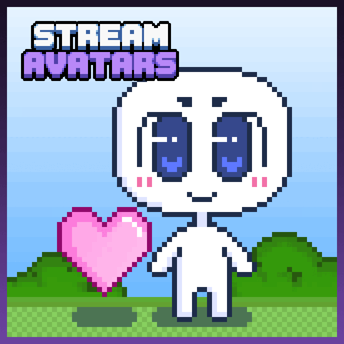 Pixel Hearts Stream Avatars by Starriilite