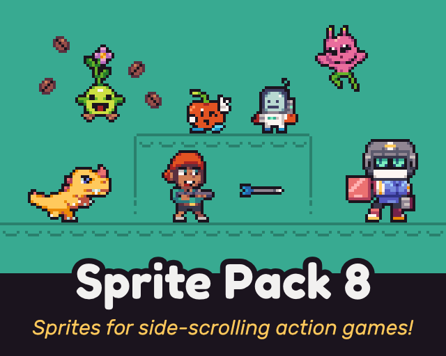 Sprite Pack 8 by GrafxKid