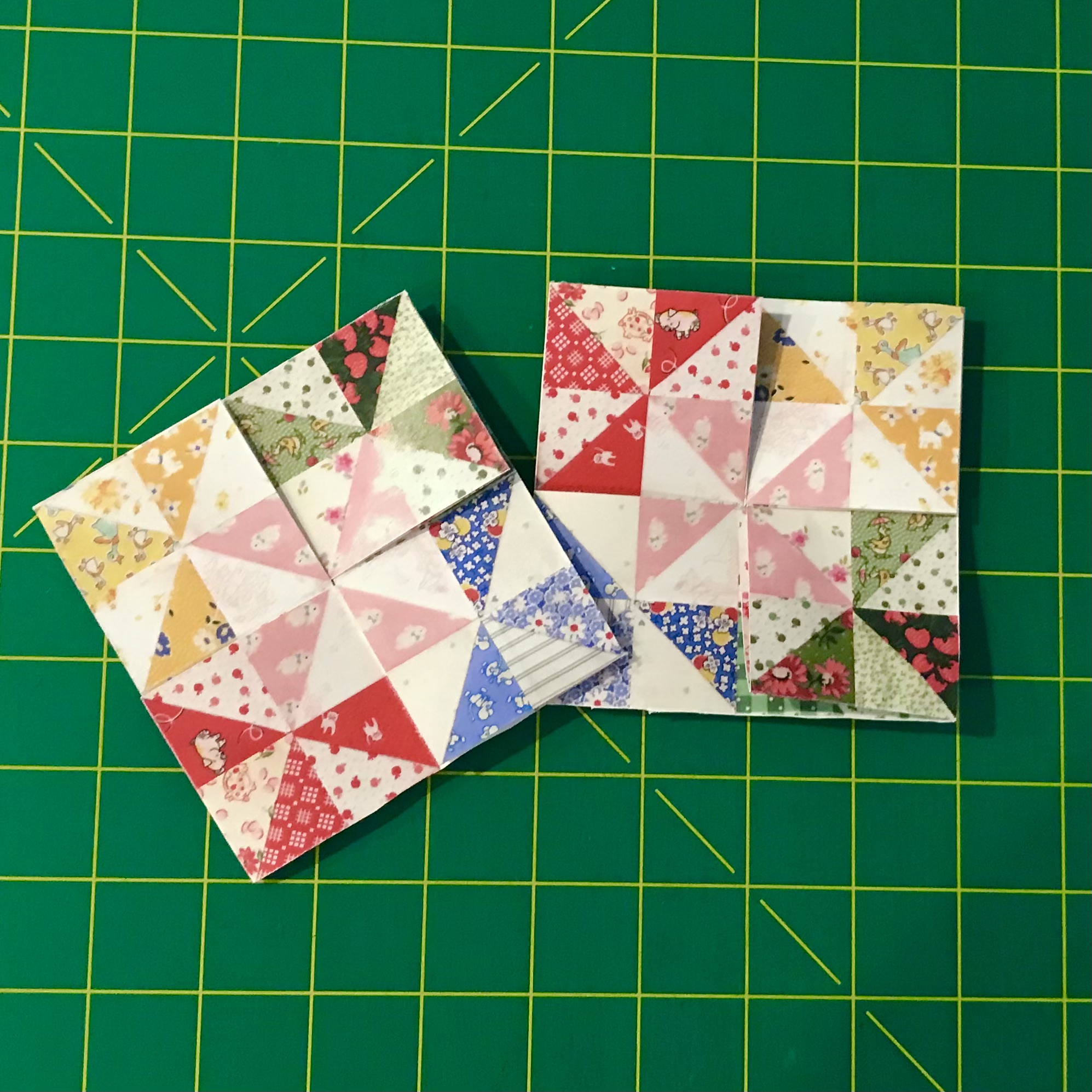 folding quilts by Bernie (she/they)