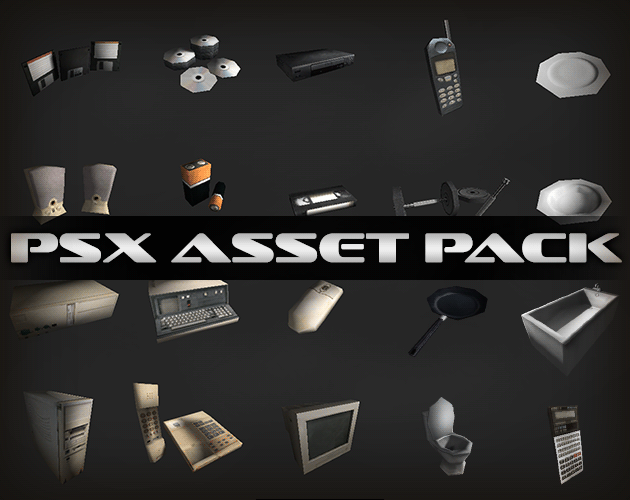 PSX Retro Asset Pack by Reinhold_Kirkham