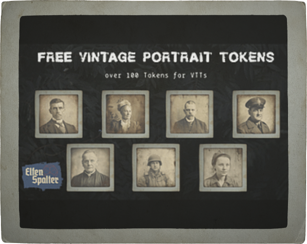 Vintage Photos VTT Tokens by Elfenspalter
