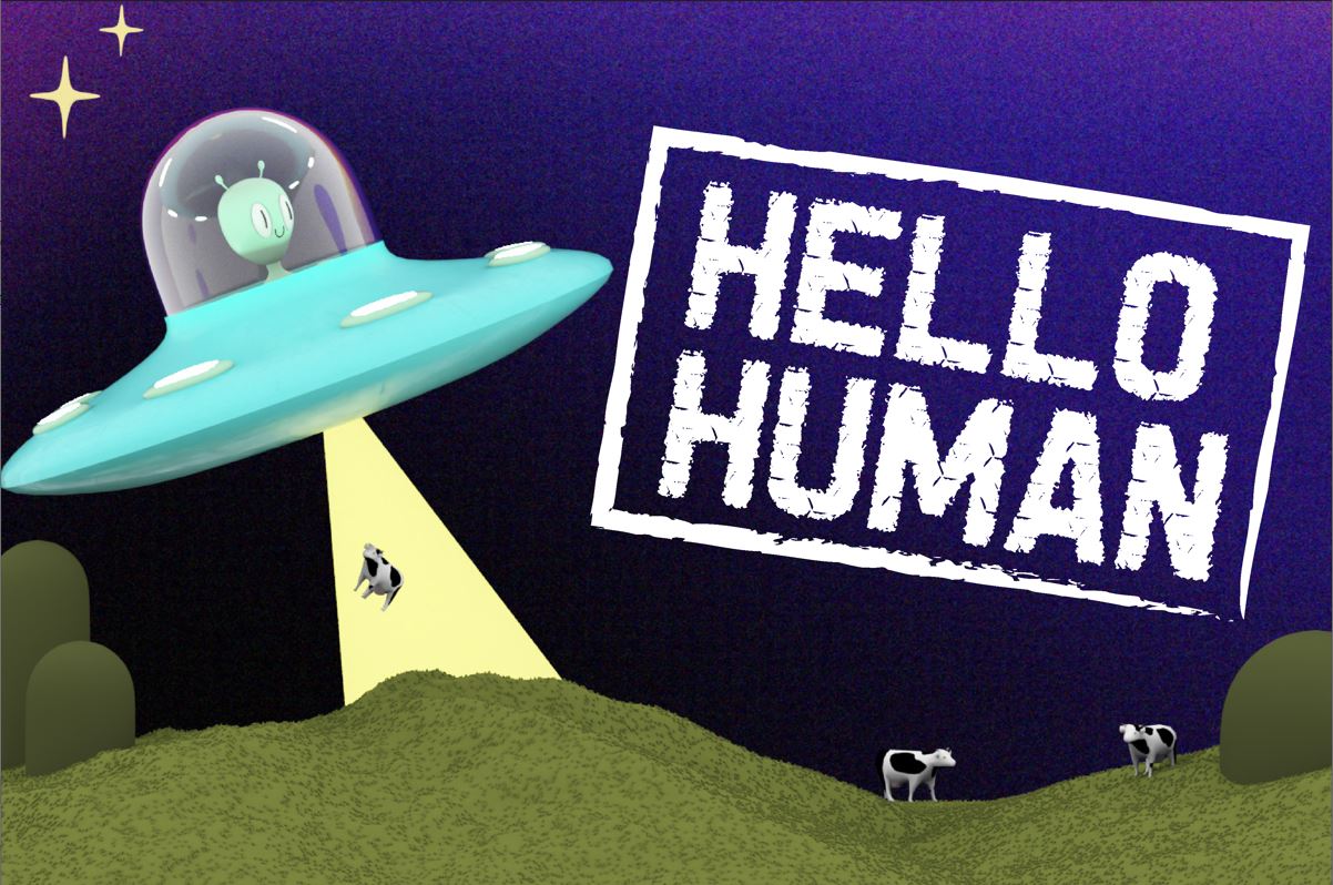 HELLO HUMAN by LUNATIKLALUNA for Women Game Jam | 2023 - itch.io