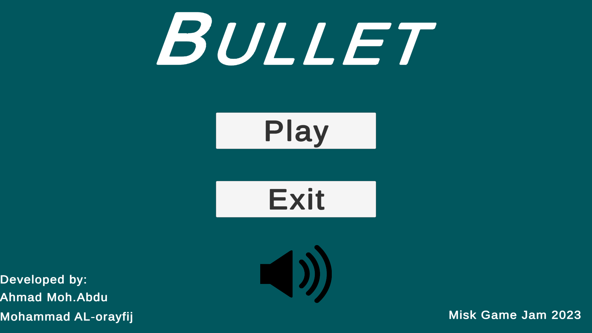 Bullet Game - Misk Game Jam2023 by Ahmad Abdu