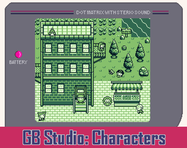 GB Studio Character pack by The Pixel Nook