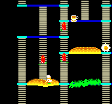 BurgerTime Remake by simon5986