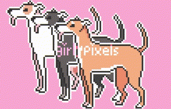 2D Greyhound Sprite by girlypixels