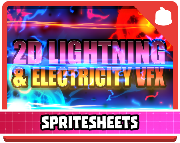 2D Lightning & Electricity VFX - Spritesheets by CartoonCoffee