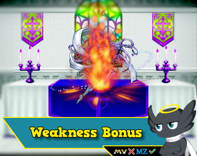 Hakuen Studio Weakness Bonus for RPG Maker MZ by Hakuen Studio