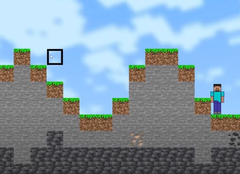 minecraft made in scratch by Akshaj Maheshwari