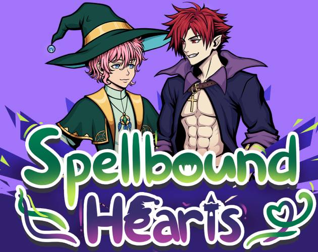 Spellbound Hearts by Funigami Games for Yaoi Game Jam 2023 - itch.io