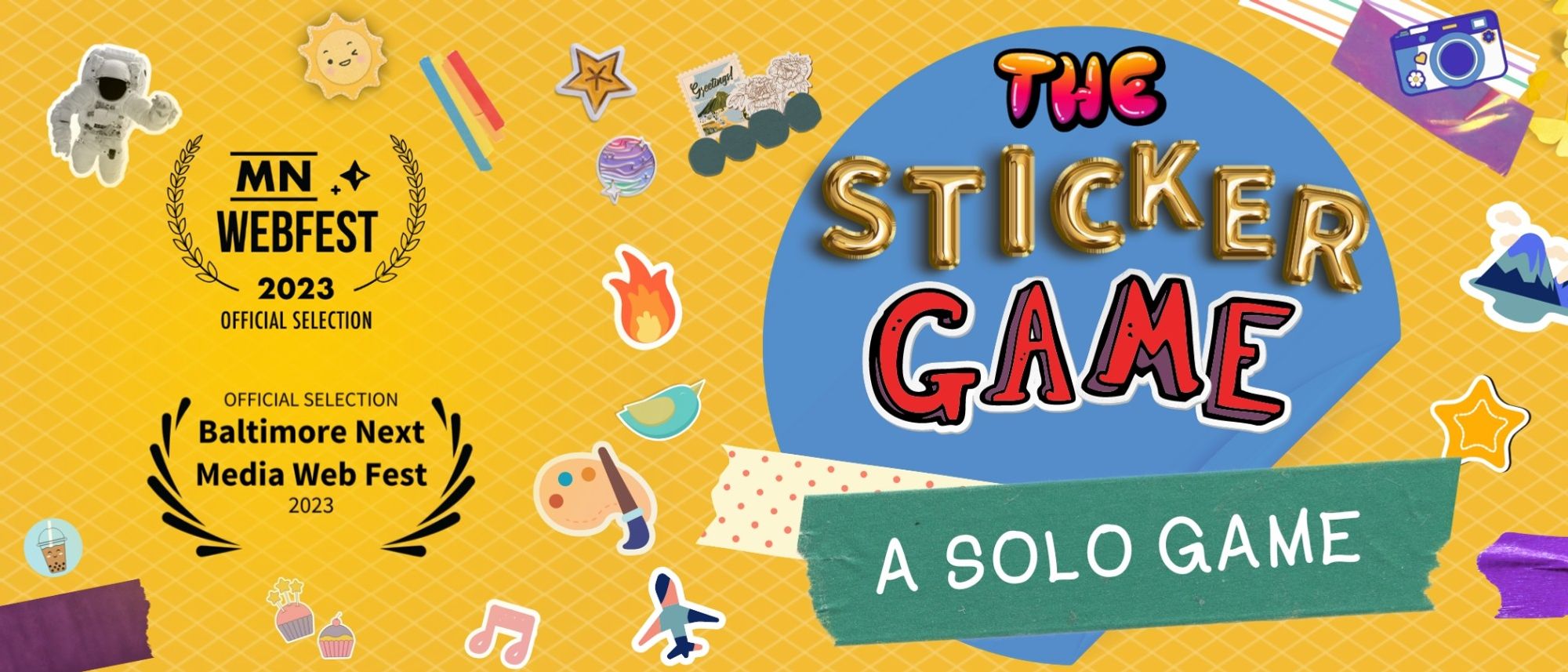 The Sticker Game: A Solo Journaling Experience by Cassi Mothwin