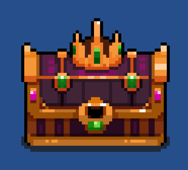Free Treasure Boxes Pixel art by ankousse26
