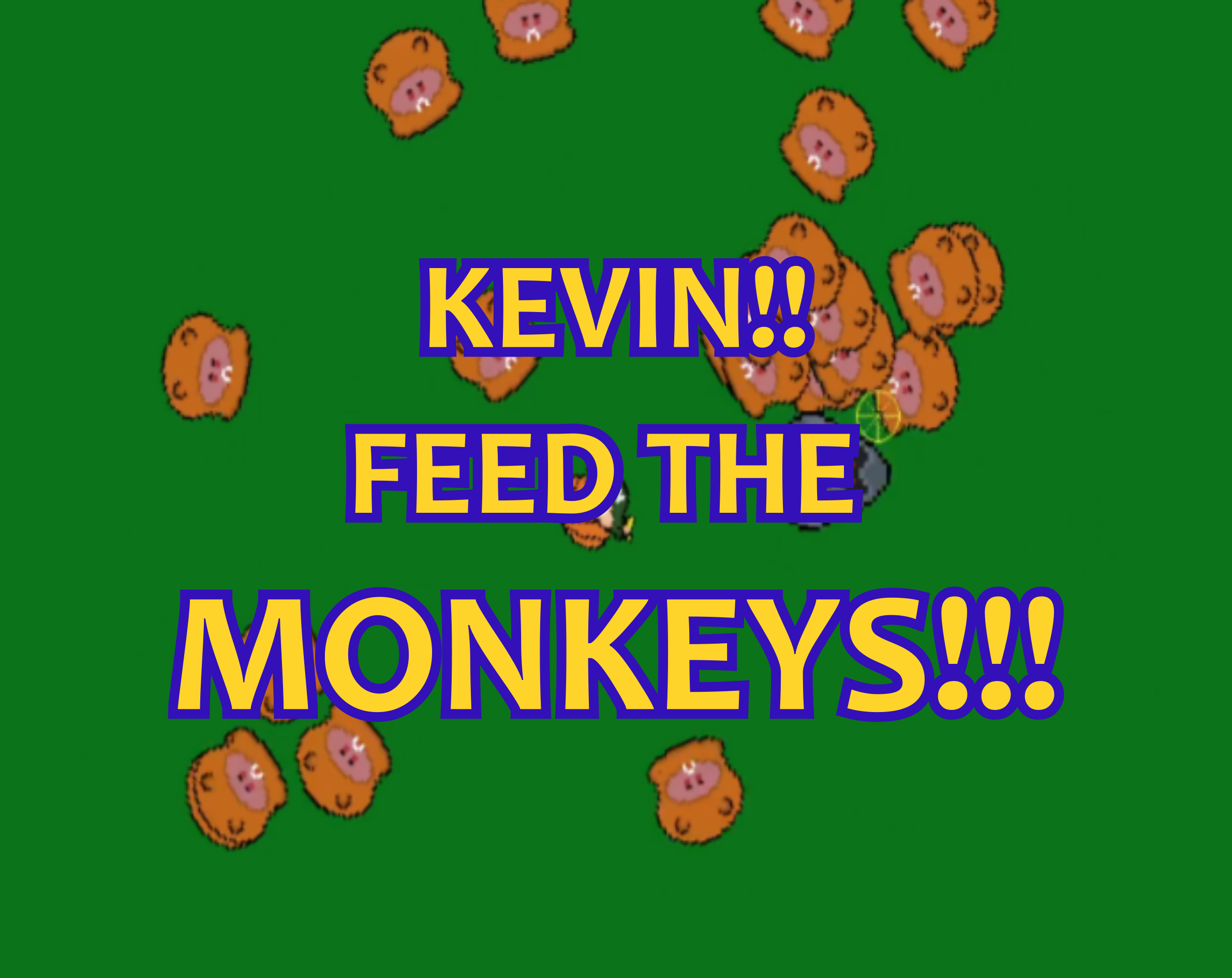Kevin! Feed the Monkeys!!! by Tera Woof Solutions