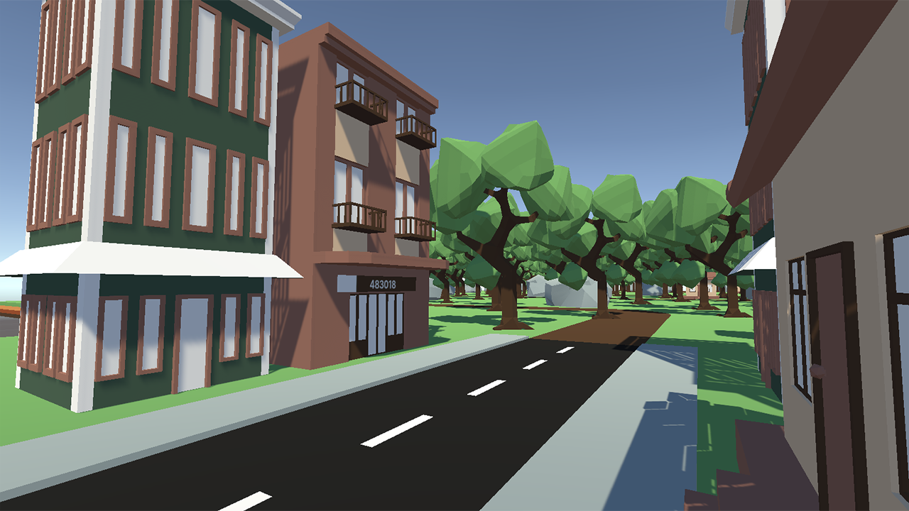 Low Poly City by damur