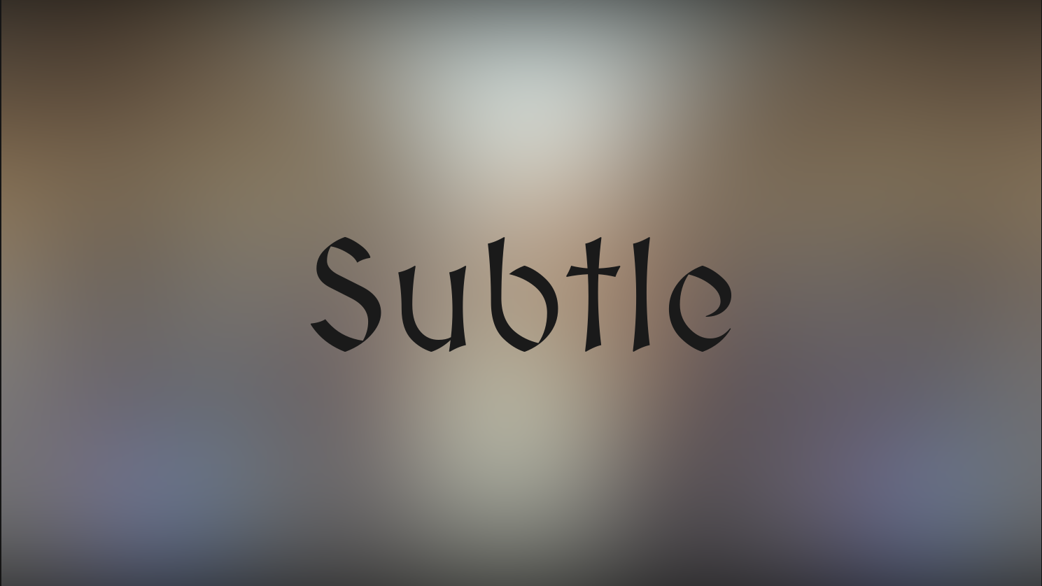 Subtle by Tai Rhodes