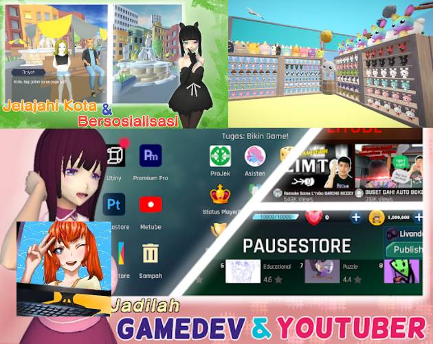 GameDev LiTuber Simulator (as a Programmer in 2022) by Adi Wijaya Kusuma (Unity Game Developer)