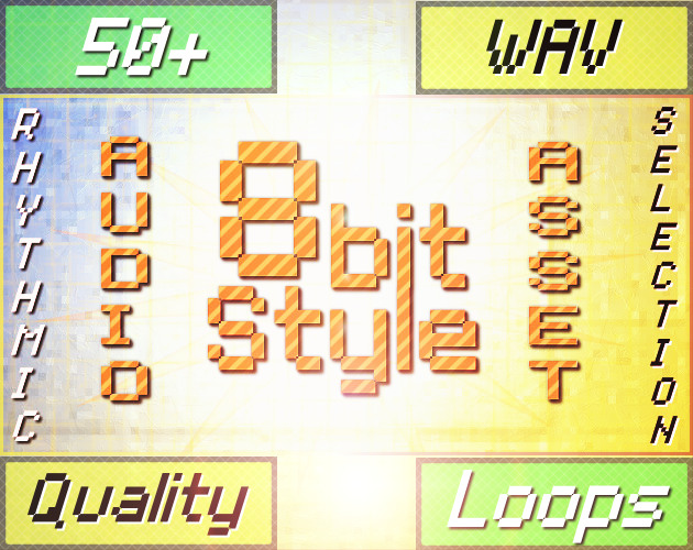 8 Bit Style Rhythmic Short Loops (50+ WAVs) by GameSupplyGuy