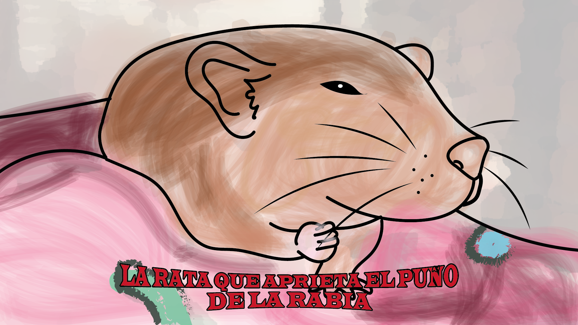 La rata aprieta el puño de la rabia by nubetornasol