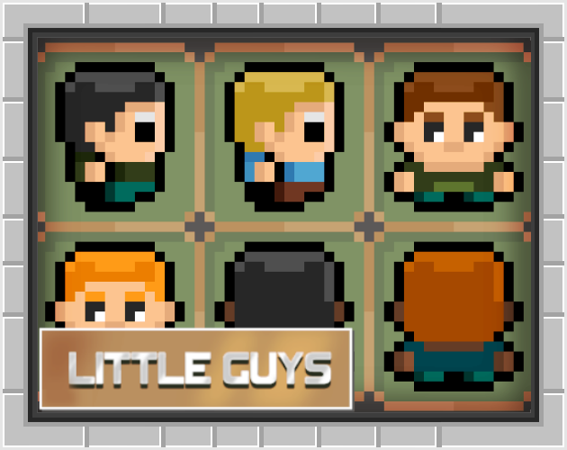 Animated Characters- Top - Down - 2D Pixel Art by OriginalStone8