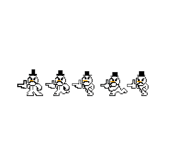 Snowman sprite by glitchk1dstudios