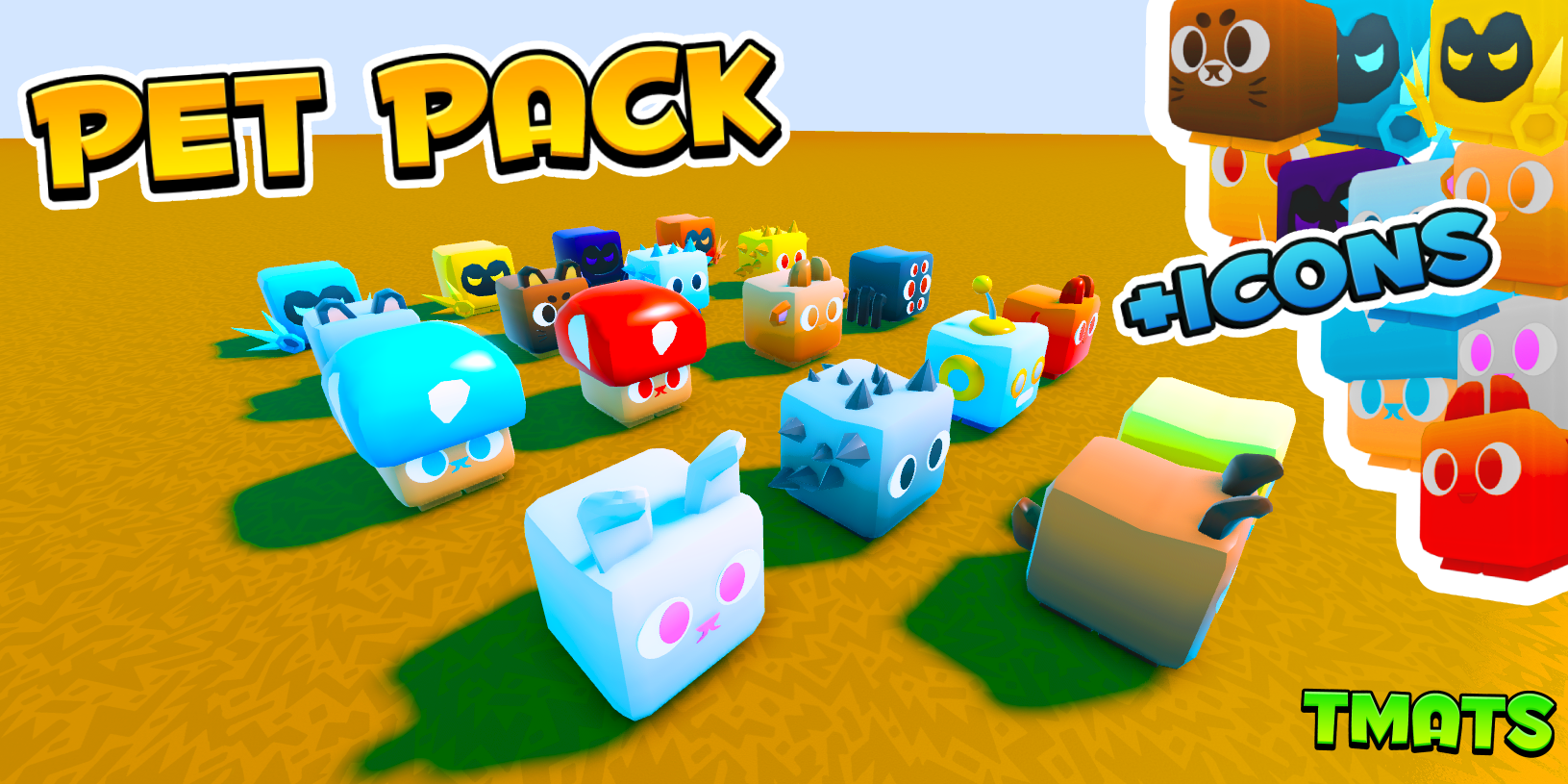 [ICONS!🌈] Roblox Simulator Pet Pack by TMATS