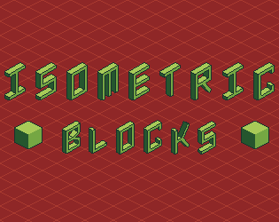 Isometric Building Blocks by The Pixel Nook