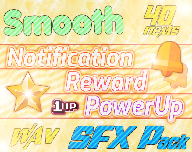 Rewards, Powerups & Notifications (Smooth SFX Audio Pack) by GameSupplyGuy