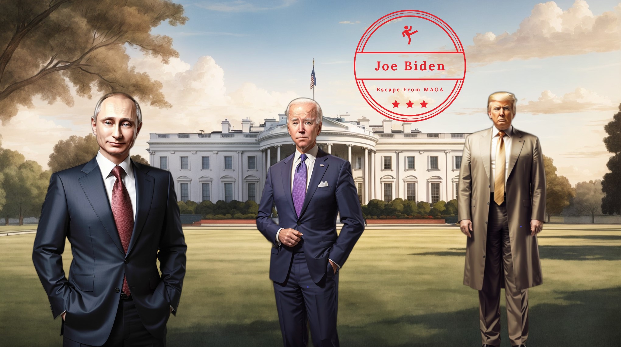 Joe Biden - Escape From Donald Trump's MAGA by questhelperstudios