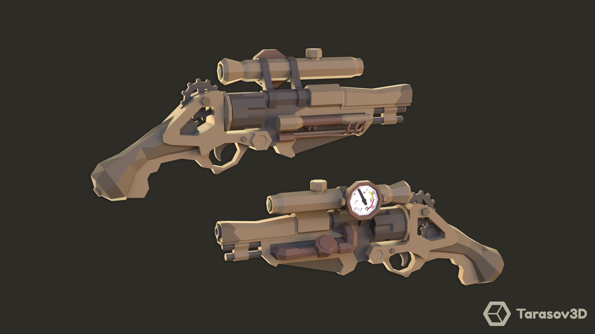 Steampunk Weapons LowPoly Pack - Release Announcements - itch.io