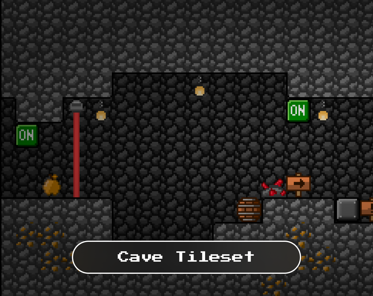 ⛏Cave Tileset⛏ by xvideosman