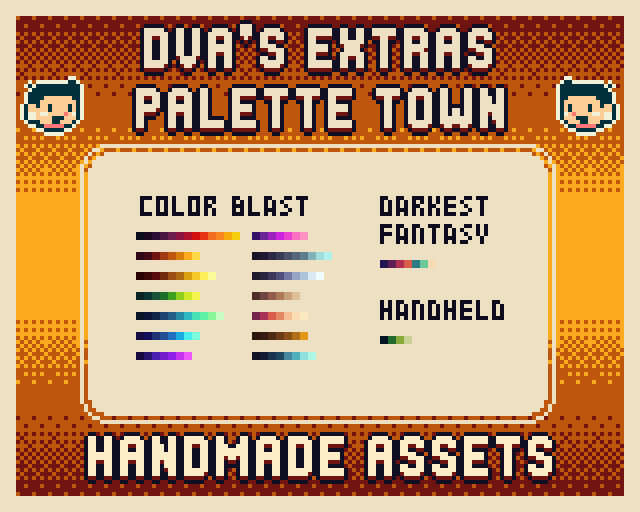 DVA'S Colorful Palette Extras: Palette Town by DanVelasquezArt